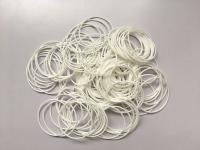 China Food Safe FDA White Rubber O Rings For Cylindrical Surface Static Sealing for sale