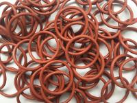 China Chemical Resistant Red Rubber Ring Multipurpose For Diluted Salt Solutions for sale