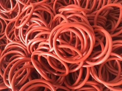 China 40 - 85 Shore Colored Silicone O Rings Ozone Resistance For Industrial Equipment for sale