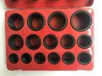 China Red Colour Rubber O Ring Kit , Aerospace Standard AS568A FKM O Ring Kit for sale