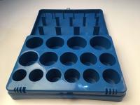 China Metric Size Seals Rubber O Ring Kit Blue Color With Compression Set Resistance for sale