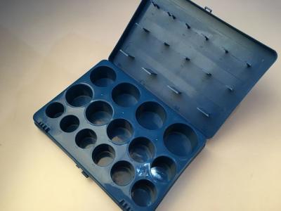 China Metric Size Seals Rubber O Ring Kit Blue Color With Compression Set Resistance for sale