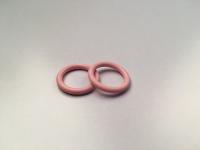 China Professional EPDM Rubber O Rings , Hydraulic Fluids 70 Shore Red Rubber O Rings for sale