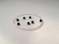 China Matte Finishing High Bounce Rubber Ball Standard Size With High Extrusion Resistance for sale