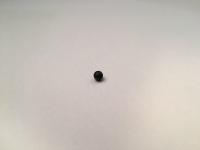 China Black Shining Solid Rubber Ball High Abrasion Resistance For Machine Industry for sale