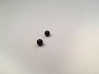 China Black Shining Solid Rubber Ball High Abrasion Resistance For Machine Industry for sale