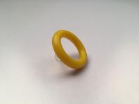 China Durable Yellow Silicone Ring Chemical Resistance For Medical Equipment Industry for sale