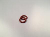 China Small Red Color Silicone O Ring Seals Aging And Weather Resistant For Keyboard for sale
