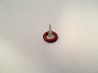 China Small Red Color Silicone O Ring Seals Aging And Weather Resistant For Keyboard for sale