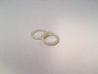 China Moderate Water Resistance White Silicone O Rings For Flat Face Static Sealing for sale