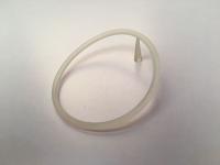 China Heat Resistance High Temp Silicone O Rings In Transparent Color With AS568 Standard for sale