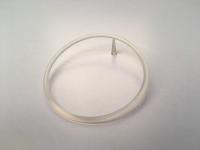 China Heat Resistance High Temp Silicone O Rings In Transparent Color With AS568 Standard for sale