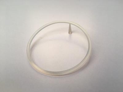 China Heat Resistance High Temp Silicone O Rings In Transparent Color With AS568 Standard for sale