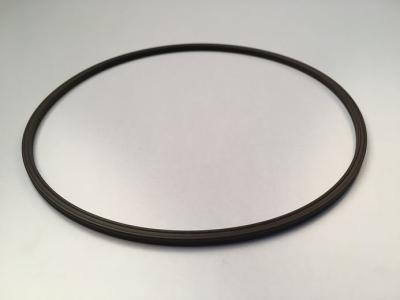 China Wear Resistant Black Industrial O Rings , Oil Resistance Large Rubber Ring for sale