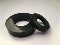 China Light Weight Flat Rubber Washers FKM 75 Ozone Resistance For Marine Systems for sale