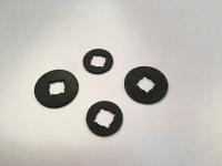 China Neoprene 70 Flat Rubber Washers , Small Black Rubber Washers In Plumbing System for sale