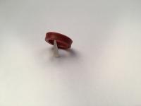 China Red Color Silicone Molded Rubber Parts with Special Shape Used for Machine for sale