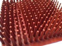 China Red Color Molding Silicone Rubber Parts Simple Structure For Limited Spaces for sale