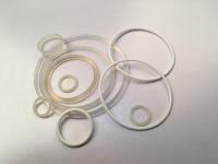 China Transparent Rubber O Rings Heat Resisting With Moderate Water Resistance for sale
