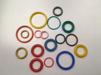 China Thick Coloured Rubber O Rings Chemical Resistance Meeting VMQ AS568 Standard for sale