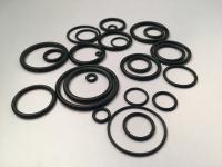 China Black Color Large Rubber Ring Weather Resistant With Wide Pressure Range for sale