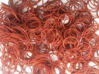 China Static Seals Small Rubber Rings Red Color Block Sealing Surface Leak Path for sale