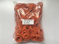 China Versatile Orange Color Rubber O Rings , Hydraulic O Rings Seals Prevent Fluid Leakage for sale