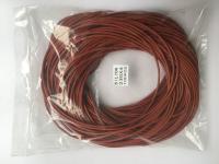 China Big Red Colour Rubber O Ring Sealant Silicone Material As Most Efficient Seals for sale