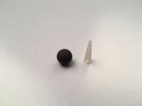 China Customized Colour Solid Rubber Ball , Multifunctional Silicone Rubber Balls for sale