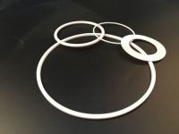 China White Color Rubber O Rings Poly Tetra Fluoro Ethylene With High Tensile Strength for sale