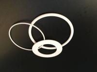China White Color Rubber O Rings Poly Tetra Fluoro Ethylene With High Tensile Strength for sale