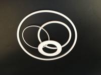 China White Color Rubber O Rings Poly Tetra Fluoro Ethylene With High Tensile Strength for sale