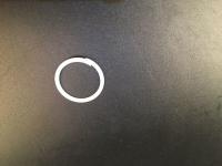 China White Colour Elastic PTFE Ring Gasket High Chemical Resistance With Back Up Ring for sale