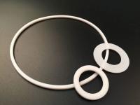 China High Extrusion Resistance Pure PTFE Gasket With Desirable Working Properties for sale