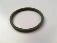 China Green Colour PTFE Ring Gasket , Chemical Resistance Seals Gaskets O Rings for sale