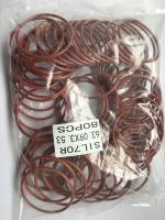 China Gas Resistant O Rings Silicone O Ring Seals 30 - 85 Shore Hardness For Industry for sale