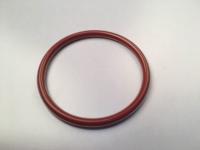 China Encapsulated O-ring for High Temperature in Red Color Silicone O Ring Seals for sale