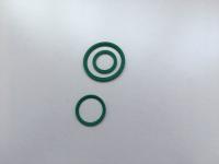 China Green Colour Rubber Industrial O Rings , Chemical Resistance Rubber O Rings for sale