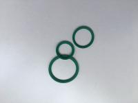 China Green Colour Rubber Industrial O Rings , Chemical Resistance Rubber O Rings for sale