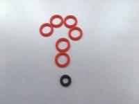China Orange Standard Rubber O Rings , Outdoor Weather Resistant Rubber Work Rings for sale