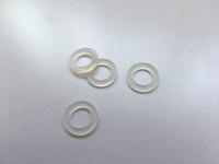 China Aging Resistant Clear Silicone O Rings Lightweight For Pneumatic Dynamic Sealing for sale