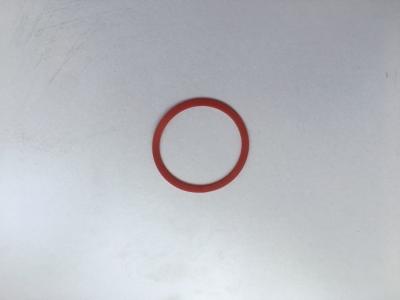China Multipurpose Red Colour Industrial O Rings , Flat Rubber Washers For Bottles for sale