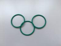 China Multifunctional Silicone O Ring Seals , Medical Devices Green Round Rubber Rings for sale