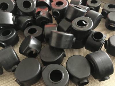 China CR Molded Rubber Parts Black Color , High Tensile Strength Rubber Car Parts for sale