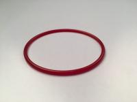 China Red Colour PU Large Diameter O Rings Flexible With Desirable Working Properties for sale