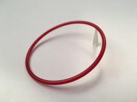 China Red Colour PU Large Diameter O Rings Flexible With Desirable Working Properties for sale