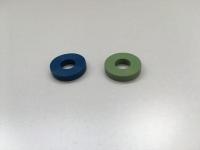 China Blue Tiny Rubber Washers 40 - 85 Shore With Wide Pressure And Temperature Range for sale