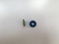 China Flexible Green Flat Rubber Washers Aging And Weather Resistant In Heating System for sale