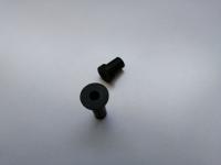 China Black Color Small Rubber Parts With Outstanding Resistance To Oxygenated Solvents for sale