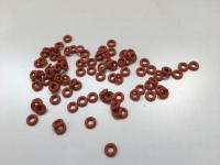 China 3.7 X 2 Mm O Ring Silicone Rubber , 40 - 85 Shore Silicone Sealing Rings for sale